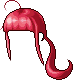 Red Long Twin Tails Hair | MapleStory Network